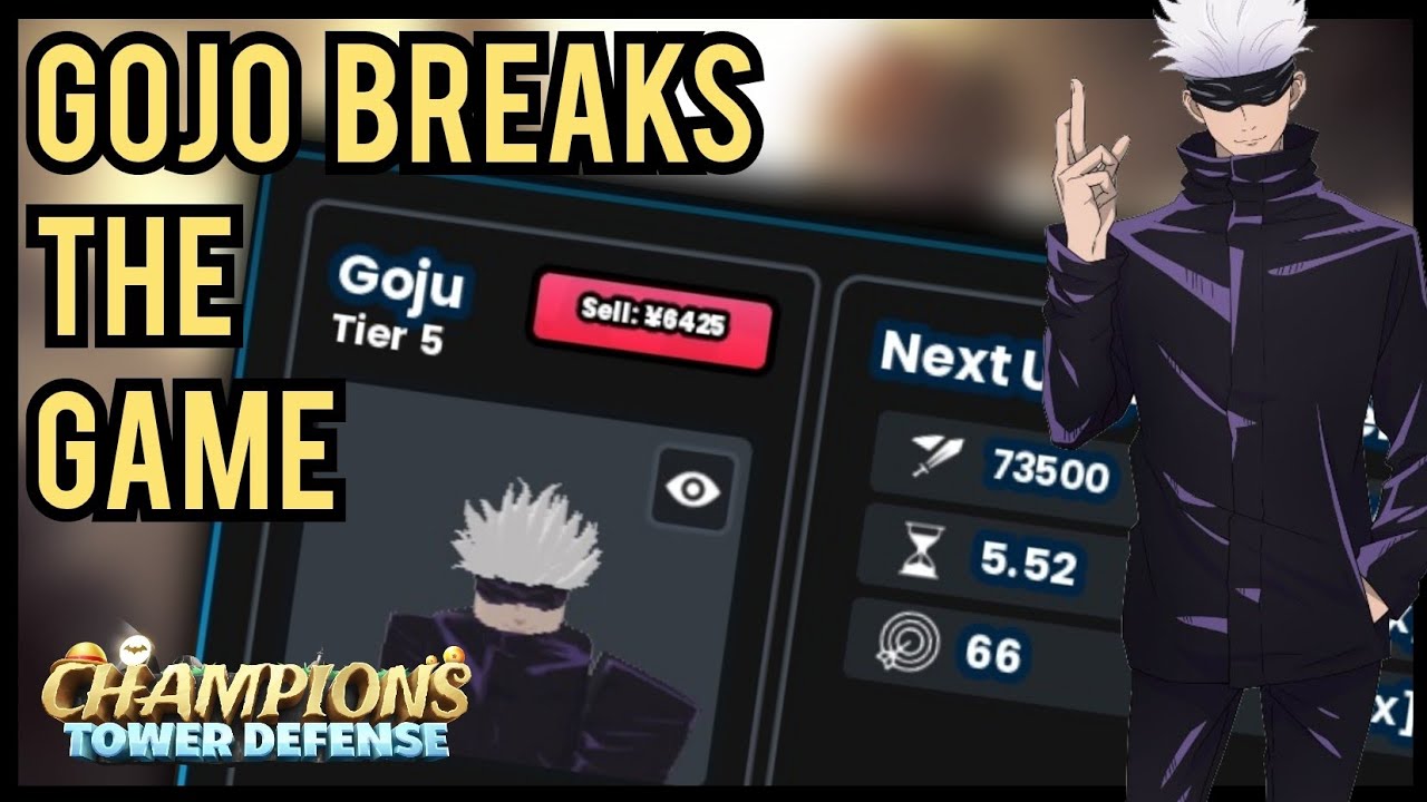 The NEW MAX LEVEL UNIQUE Mythic Gojo Absolutely BREAKS The Game In ...