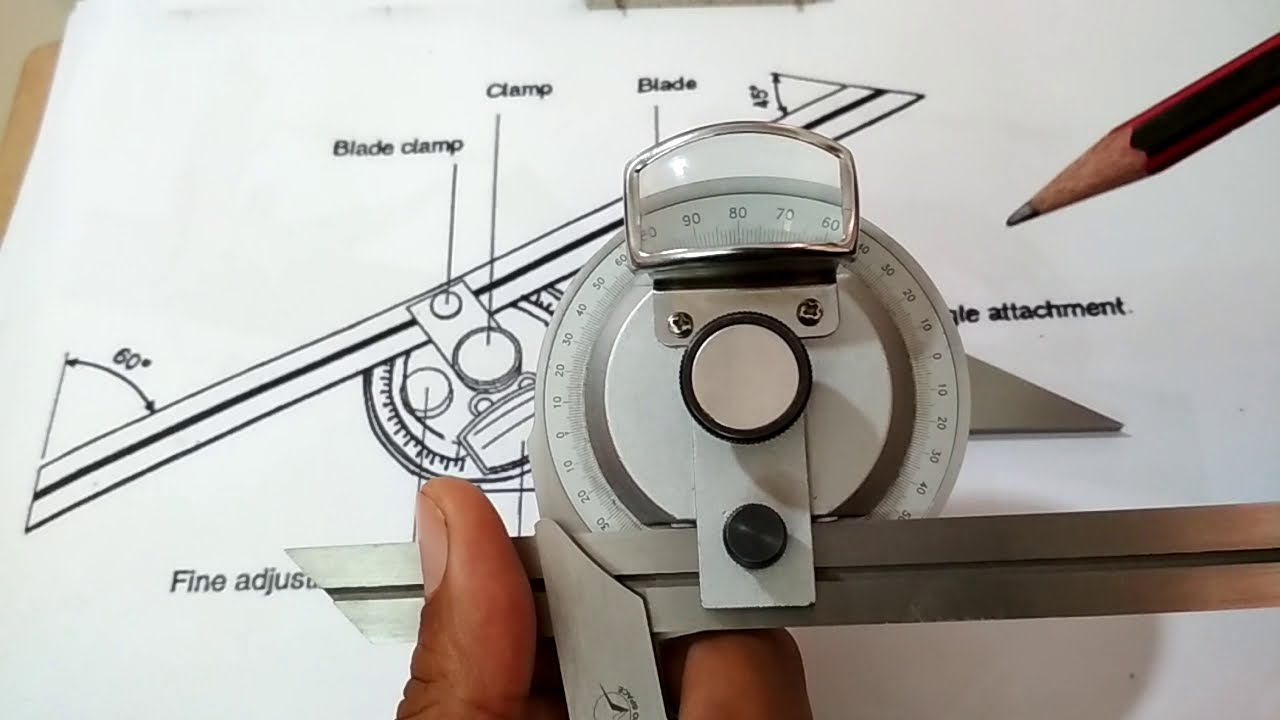VERNIER BEVEL PROTRACTOR IN HINDI PARTS AND WORKING YouTube vernier-bevel-protractor-in-hindi-parts-and-working-youtube