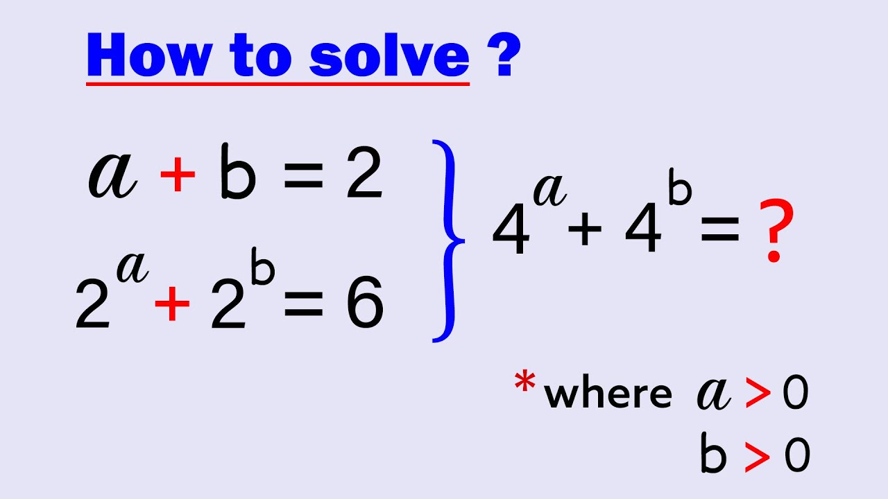Wonderful Exponential Equation | You should know this TRICK !! - YouTube