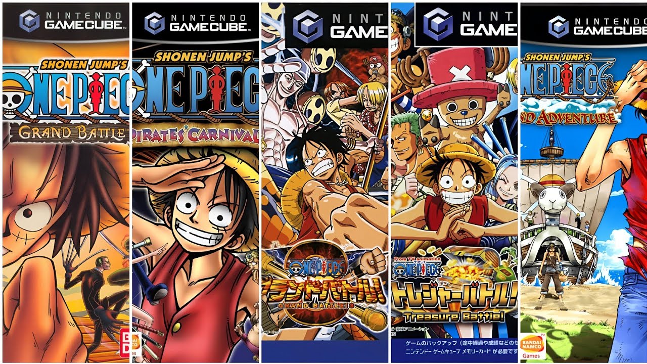 TOP 6 BEST ONE PIECE GAMES FOR GAMECUBE[NINTENDO GAMECUBE] - YouTube