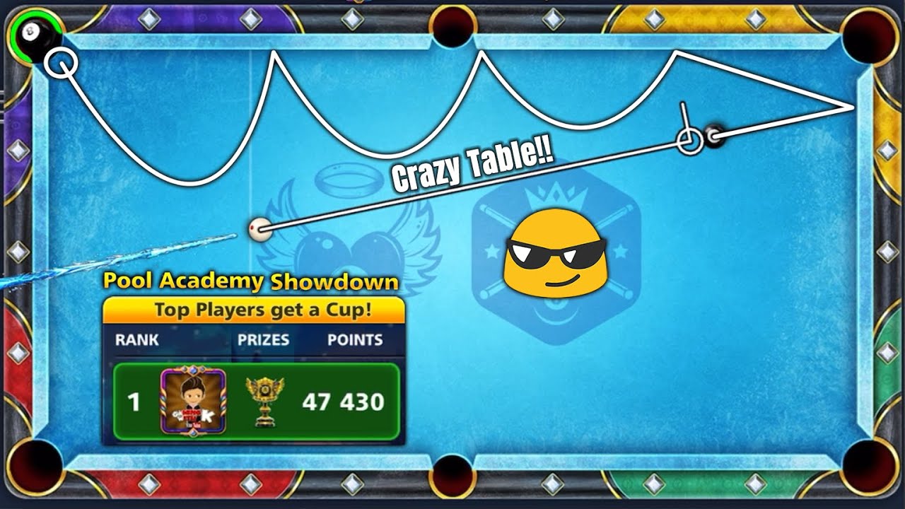 8 Ball Pool - Pool Academy Showdown 50,000 Pool Points to reach TOP#1 ...