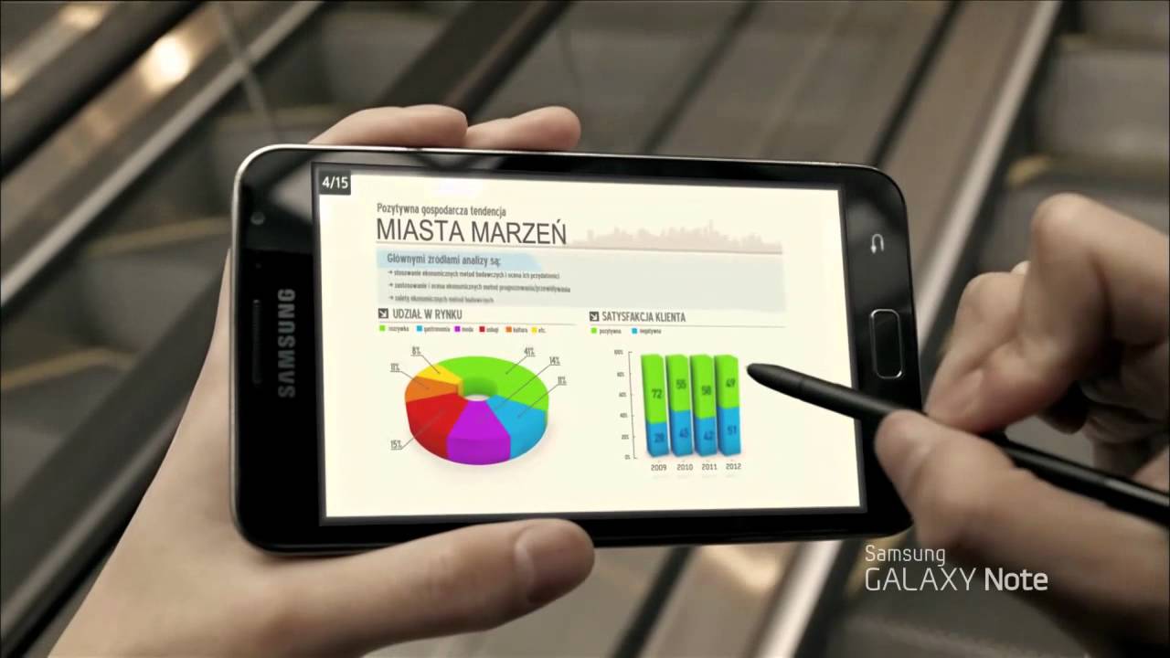 Samsung Galaxy Note - Spot TV - Galaxy Note w biznesie - YouTube