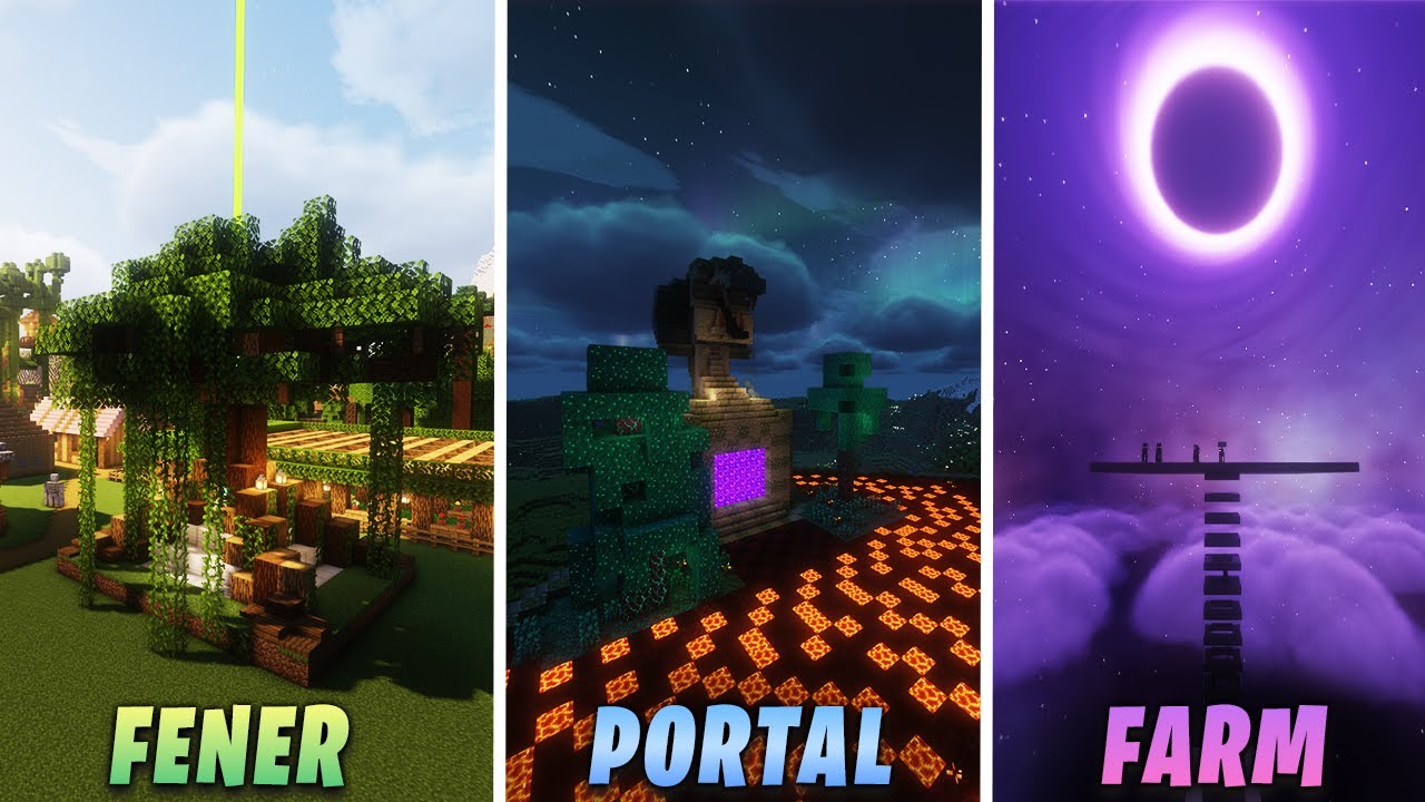 Enderman Farm, Portal ve Fener Yaptım! Minecraft SMP 7.Bölüm - YouTube