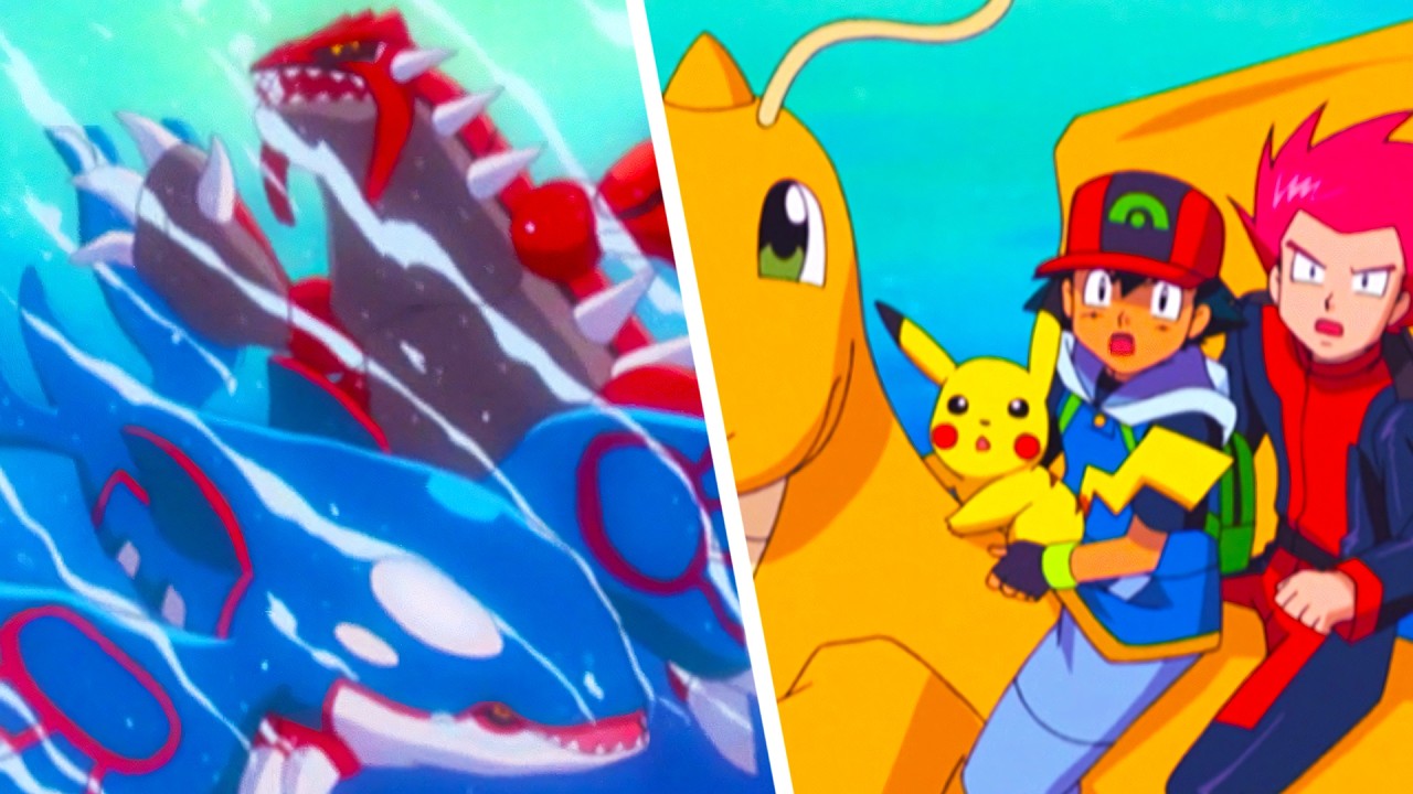 Ash and Lance vs Groudon and Kyogre – Full Battle | Pokémon AMV - YouTube