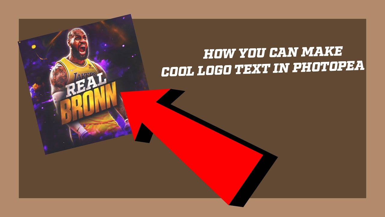 How To Make Great Photopea Sports Logo/Pfp Text - YouTube