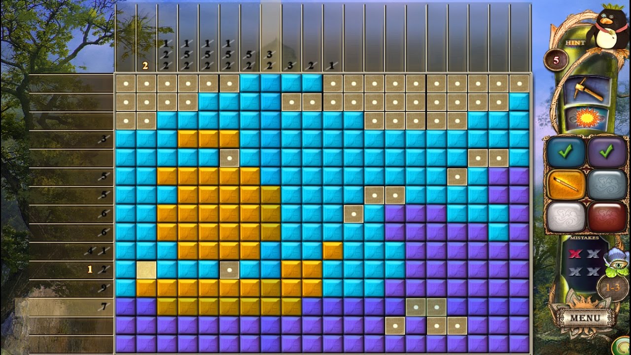 Fantasy Mosaics 18: Explore New Colors (Gameplay) HD - YouTube