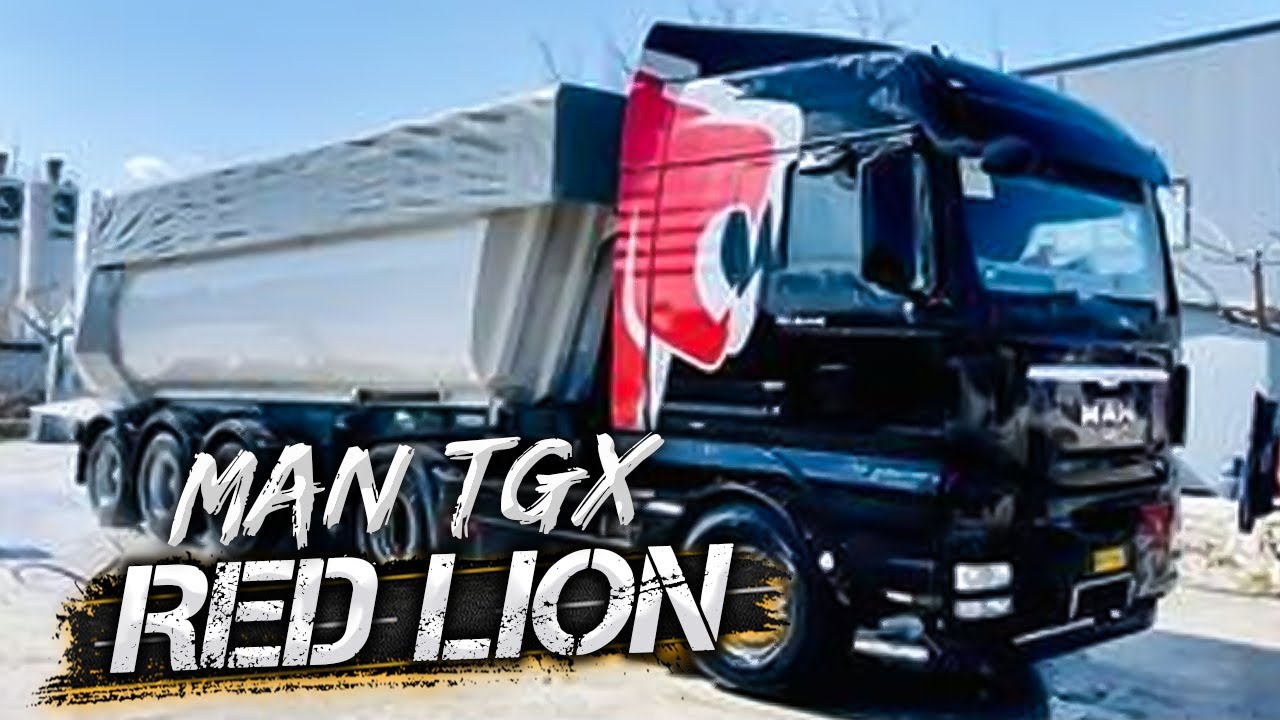 MAN TGX RED LION | Trucker's Life | Zinon Stamoulis - YouTube