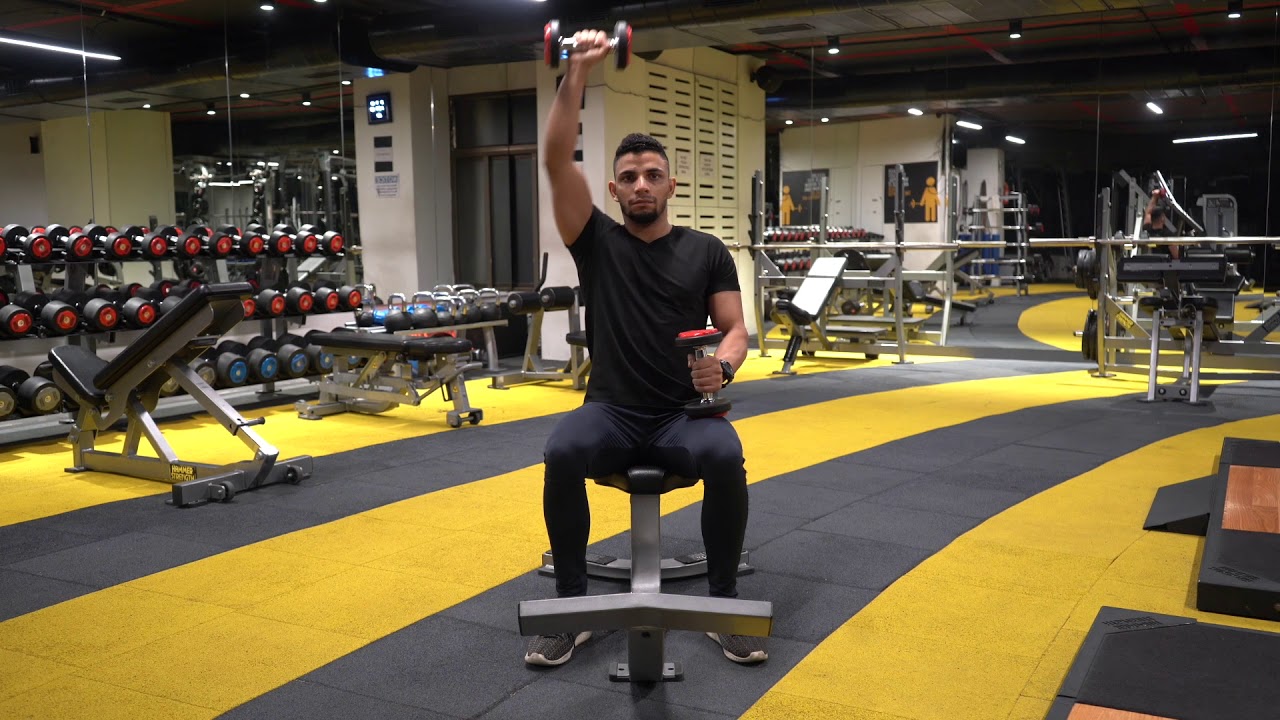 Dumbbell One Arm Shoulder Press - YouTube