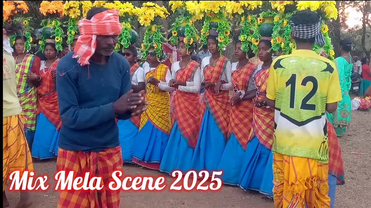 Mix Large Enej video (Mela Scene) । New santali video 2025 #Jhakaskurikora #santalisong # ...