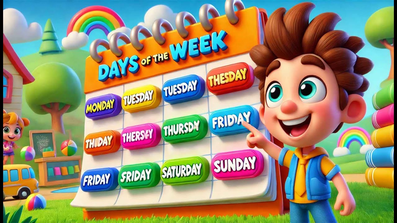 Days of the Week Song 🎶 | Monday to Sunday | Catchy Learning Song for ...