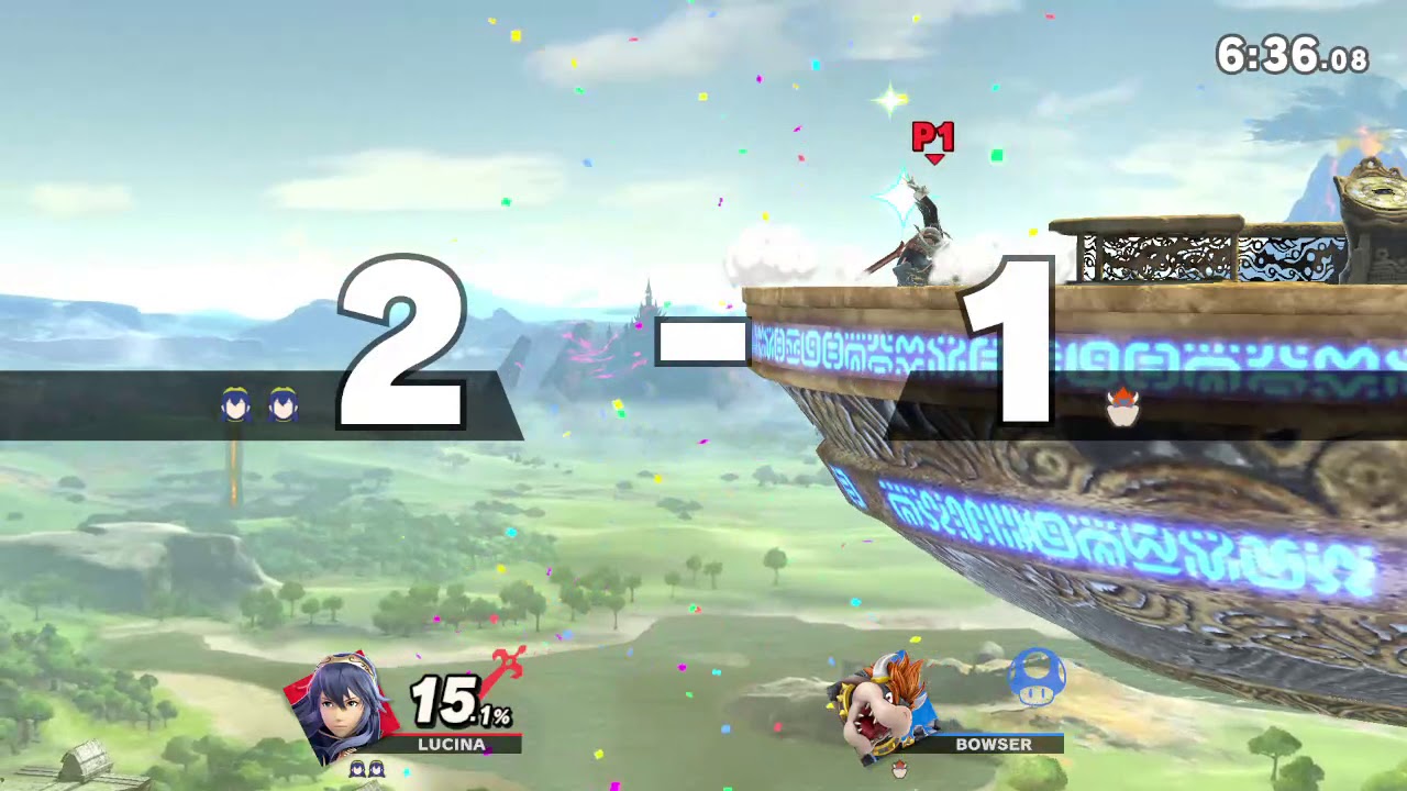 Lucina vs bowser online match - YouTube