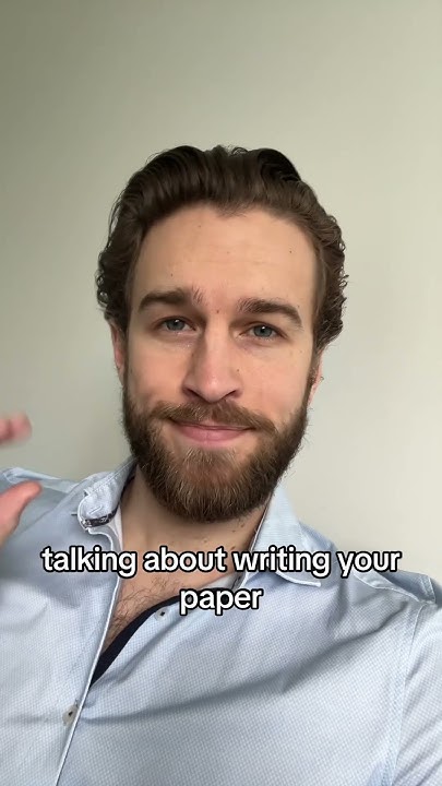 How To Write Your Research Paper Dr Matt Biddick Researchpaperwriting Phd Youtube