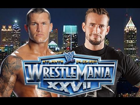 RANDY ORTON VS CM PUNK WRESTLEMANIA 27 HIGHLIGHTS