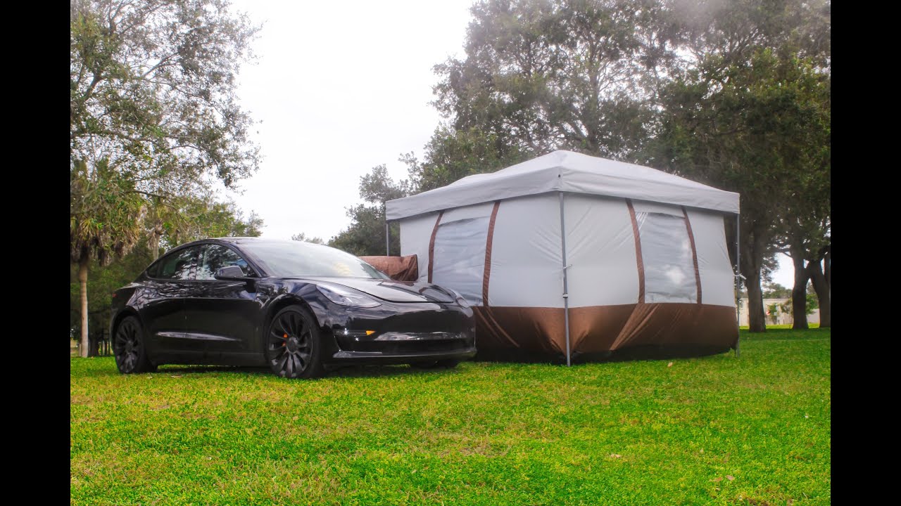 Revolutionize your EV camping trips with the E-Tent - YouTube