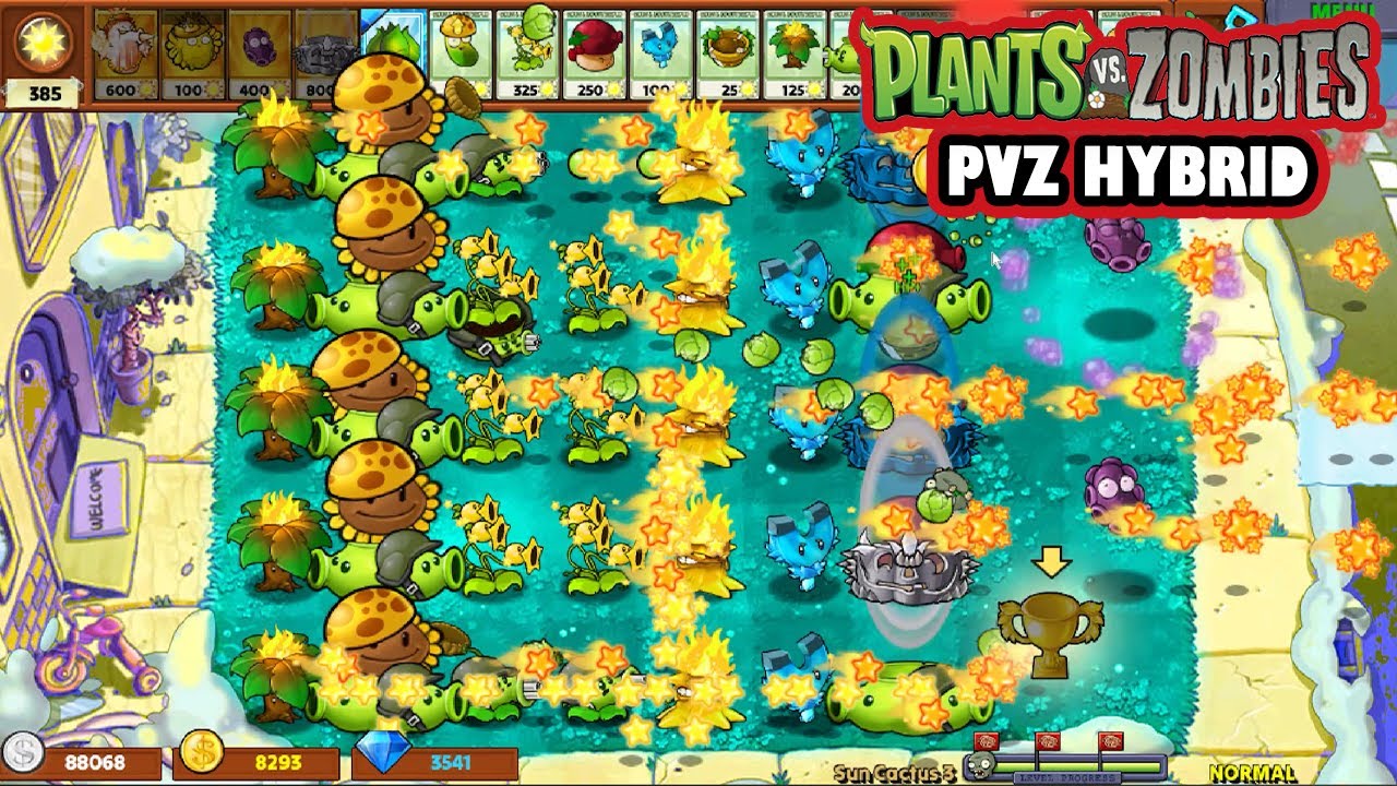 PVZ Plants vs Zombies Hybrid - Sun Cactus 3 | Gameplay Walkthrough ...