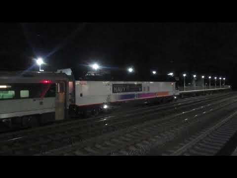 NJ Transit Bombardier ALP-45DP #4510 at Hamilton - YouTube
