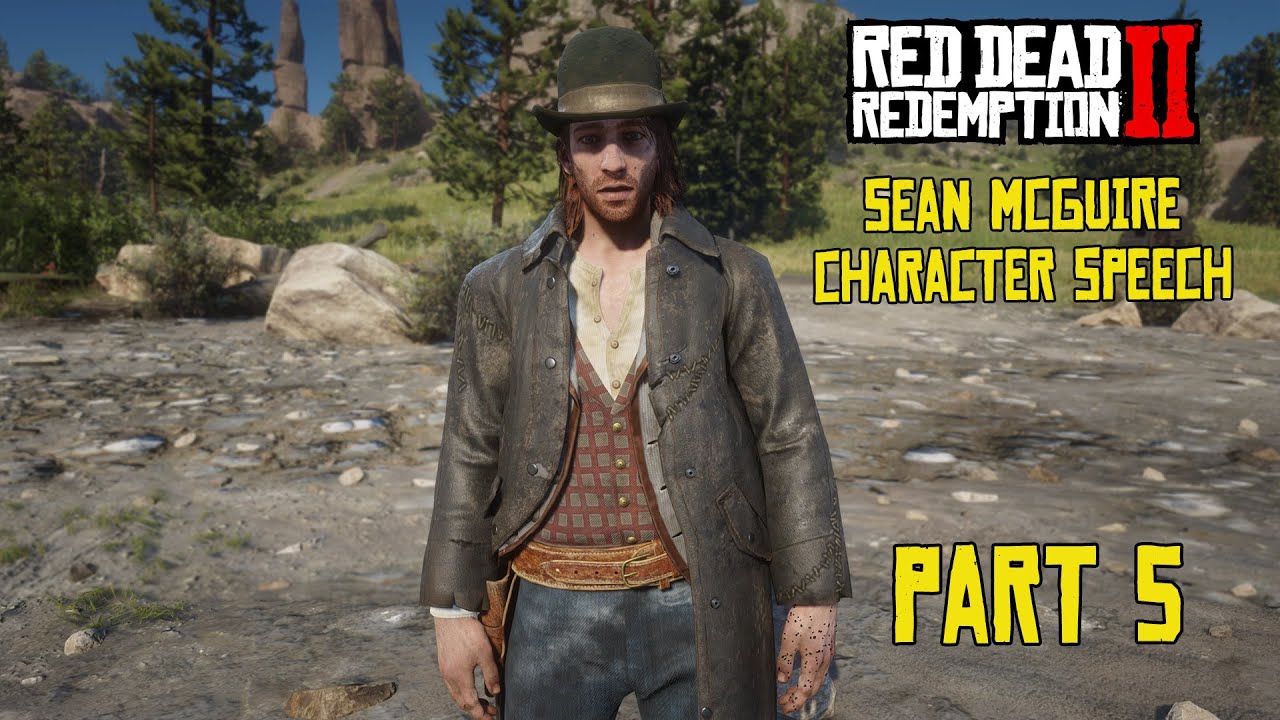 Red Dead Redemption 2 Sean MacGuire Character Speech Part 5 - YouTube