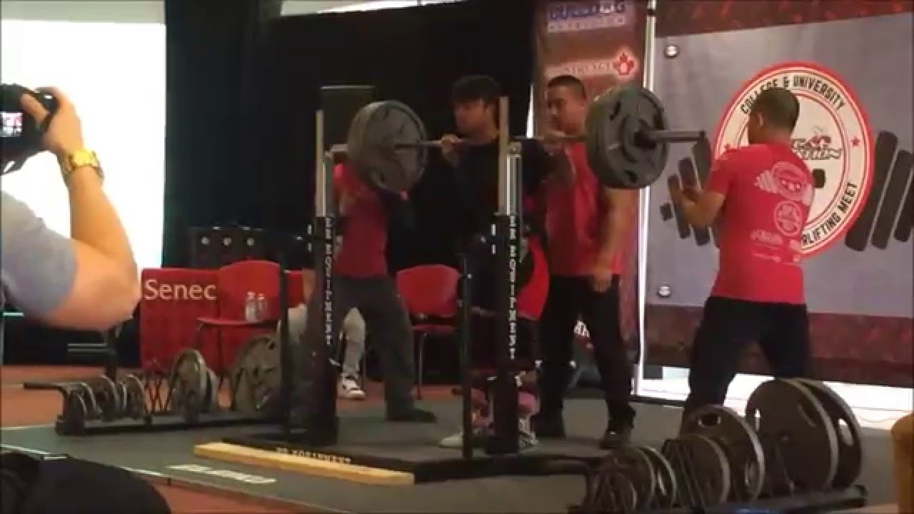 4th Annual College University Powerlifting Meet - YouTube
