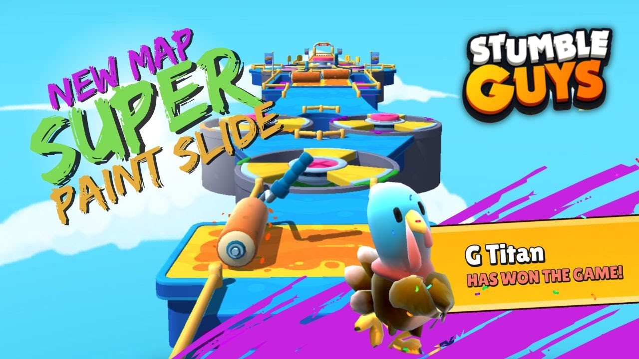 Super Paint Slide! G Titan Gaming Wins on the Slippery Course! - YouTube