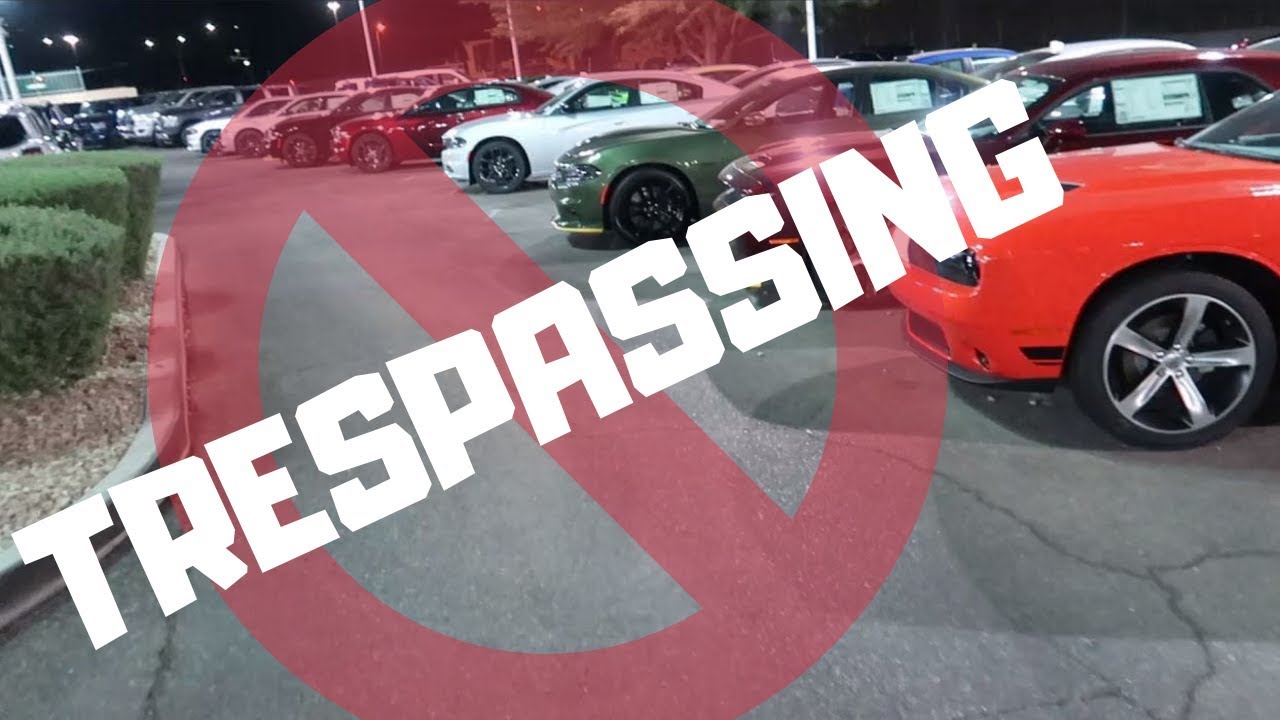 CAN YOU WALK AROUND A CLOSED CAR DEALERSHIP?? - YouTube