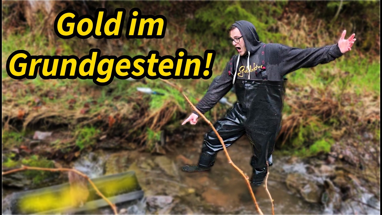 Goldsuchen im Grundgestein? So hole ich massenhaft Gold aus den Ritzen ...