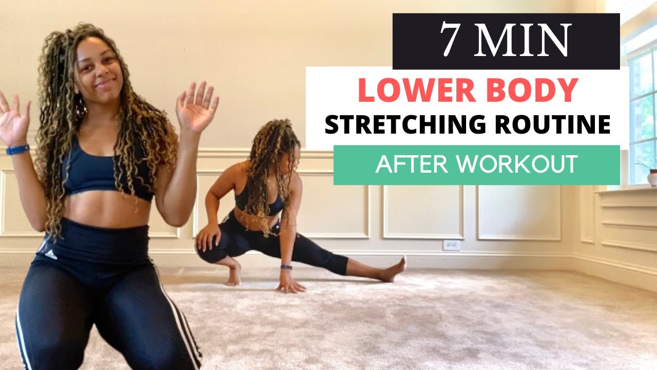 LOWER BODY STRETCHING ROUTINE 2020 | post workout lower body stretching ...