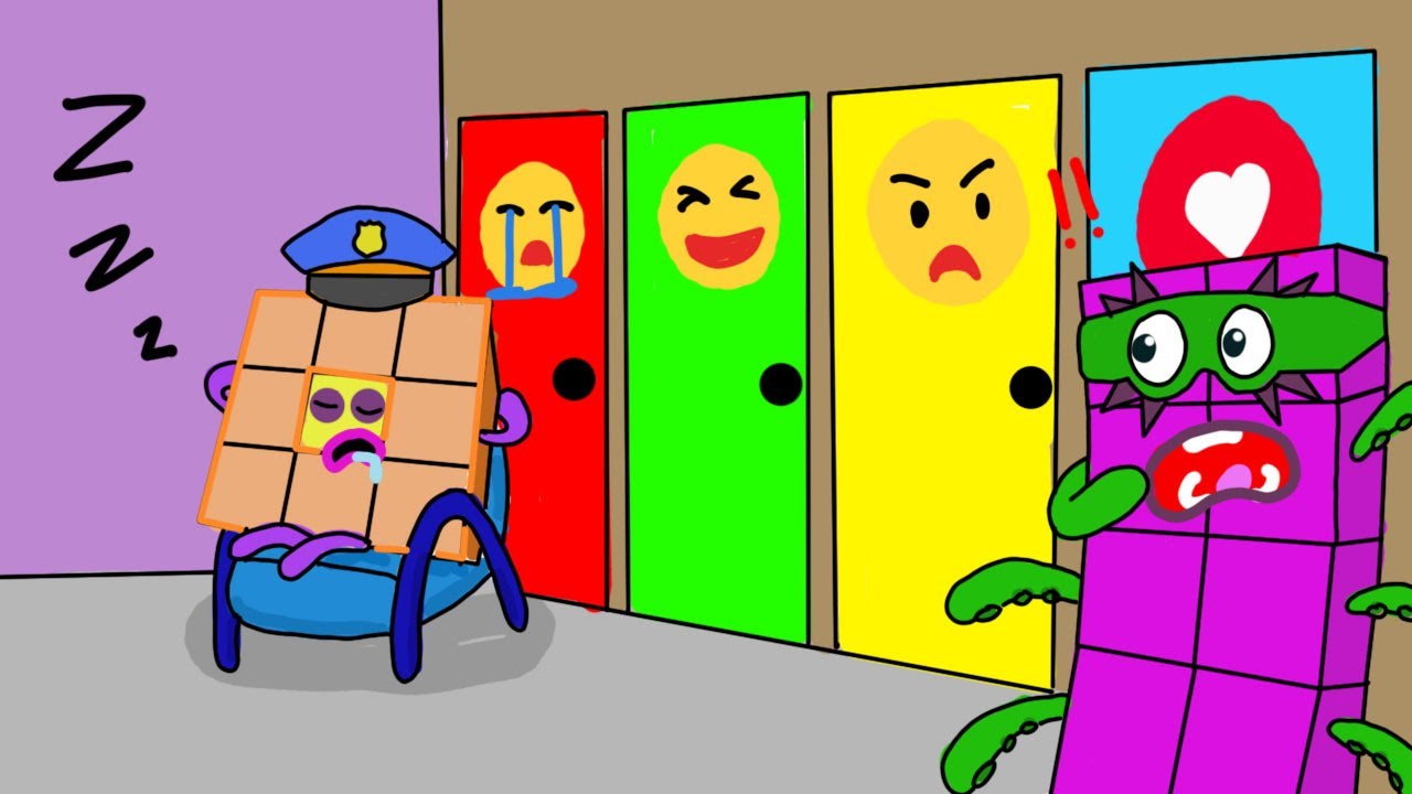 Try to escape from the ridiculous numberblocks 27 guard l Numberblocks ...