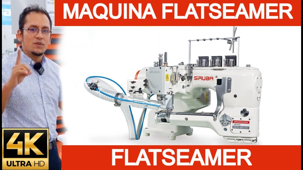 FLATSEAMER SIRUBA PARA CURVAS PERFECTAS - YouTube