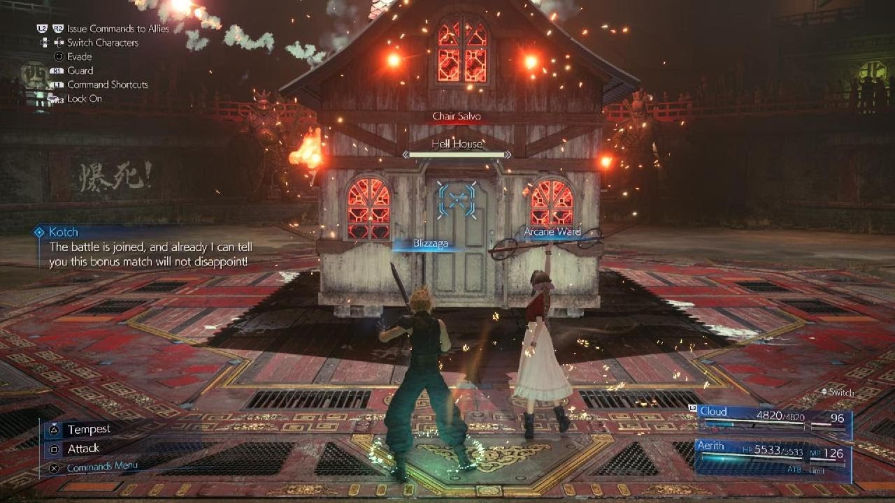 Hell House (Hard Mode) : FINAL FANTASY VII REMAKE - YouTube