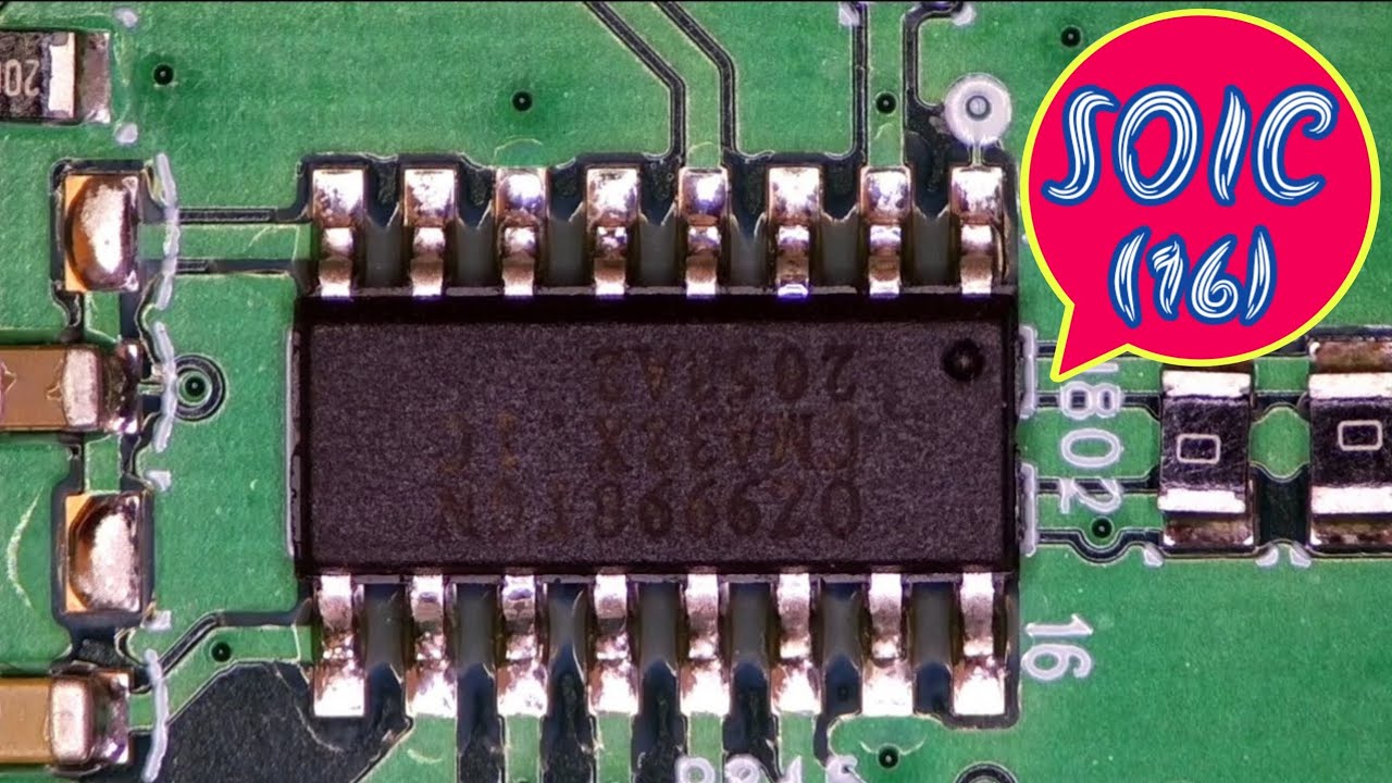 03 SOIC (16) - Remove & Resolder [Reupload, shortened] - YouTube