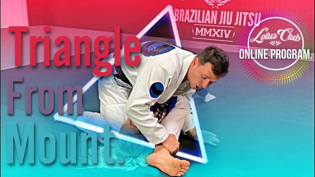 BJJ TRIANGLE DRILLS | TRIANGLE FROM MOUNT | W/Prof. DANIEL HAMPTON ...