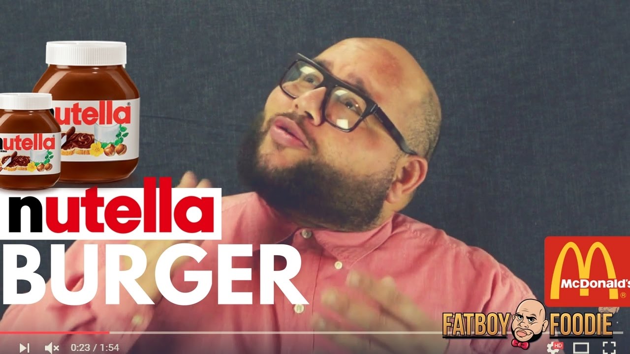 Mc Donald's Nutella burger - YouTube