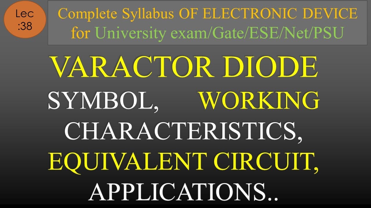 Varactor Diode Characteristic Curve