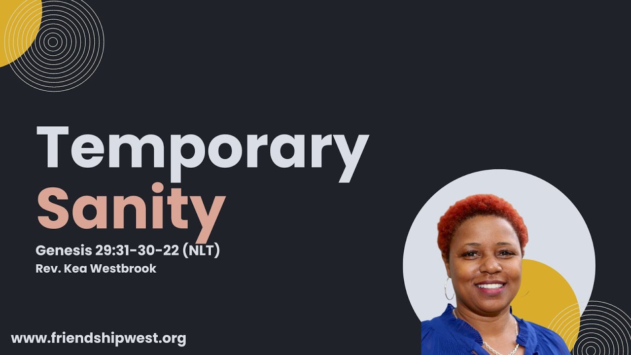 "Temporary Sanity" - Rev. Kea Westbrook - YouTube
