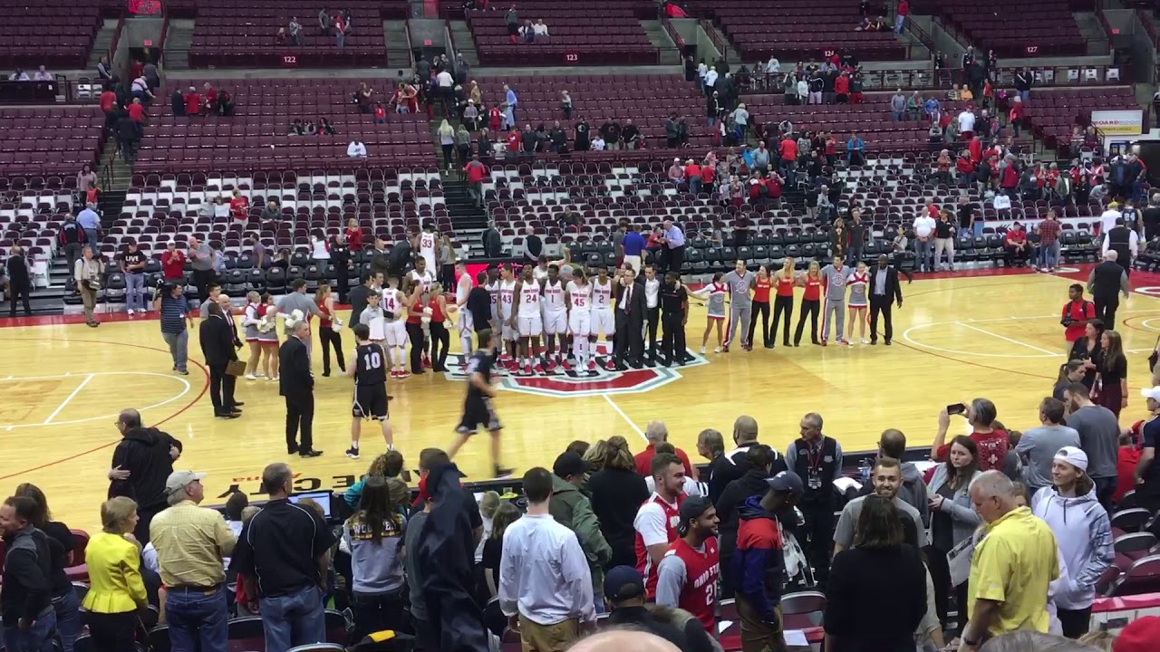 Ohio State sings “Carmen Ohio” postgame for the first time - YouTube