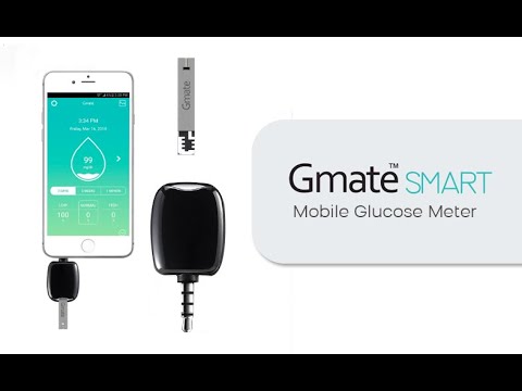 Gmate Smart Blood Glucose Meter for Smartphones - YouTube