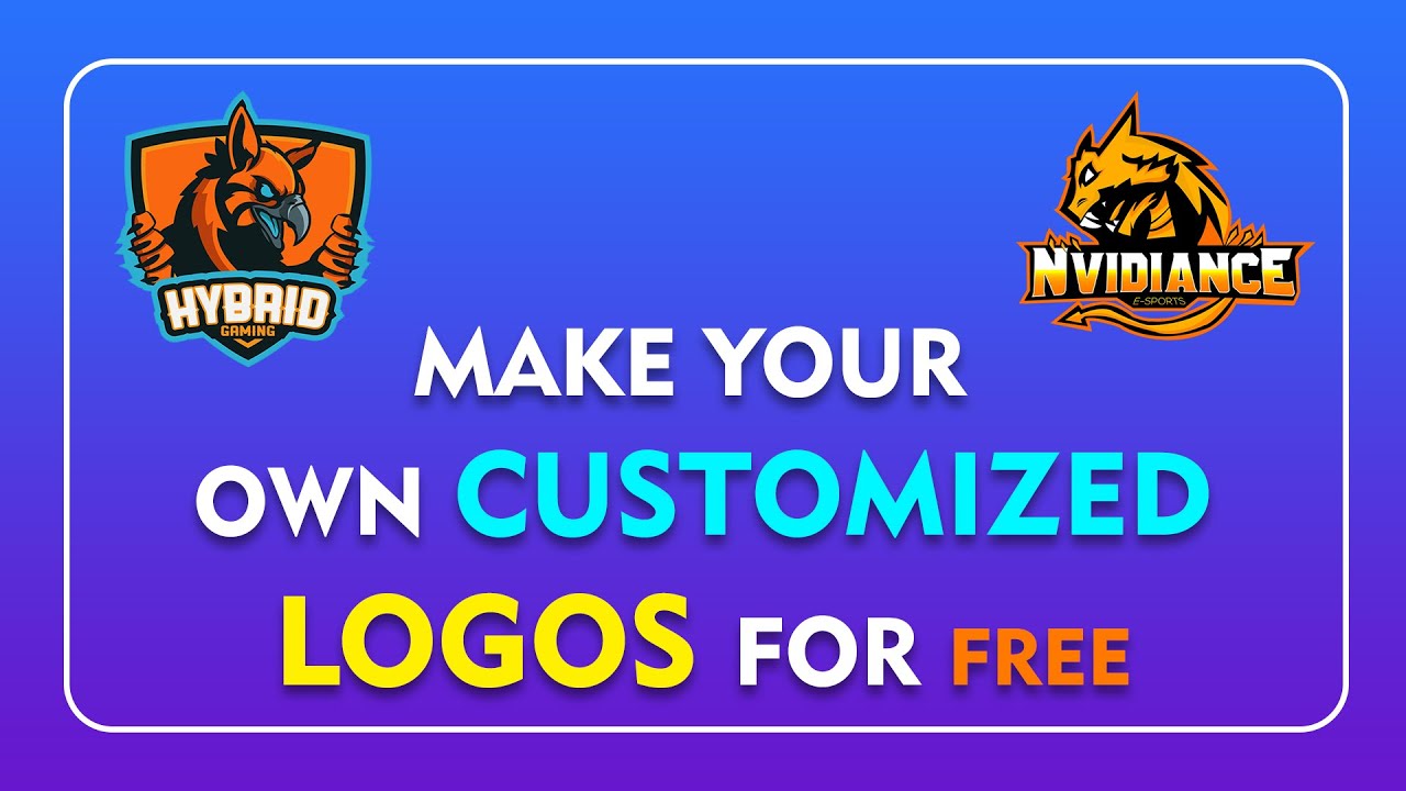 How to make your own logos for YouTube channel and Instagram - YouTube