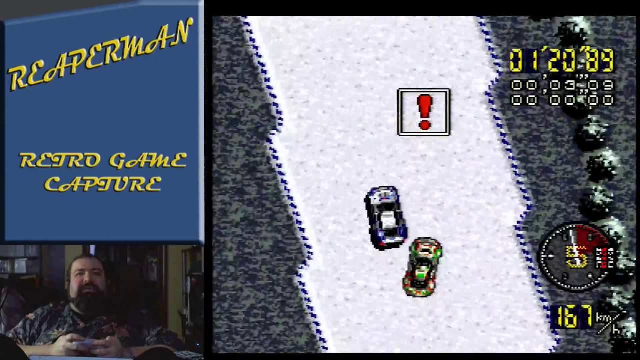 SNES Super Drift Out (Japan) playthrough スーパードリフトアウト - YouTube