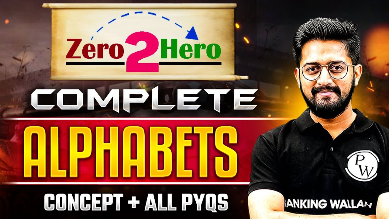 Complete Alphabets in One Shot | Zero 2 Hero | Alphabets Reasoning PYQs ...