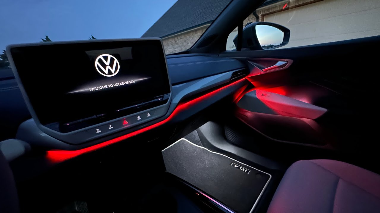 Volkswagen ID.4 Ambient Mood Lighting Demo - YouTube