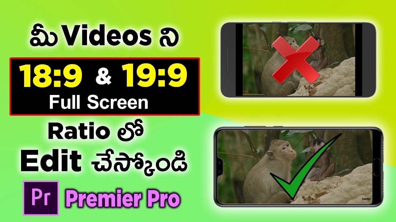 How To Make 18:9/19:9 Videos On Adobe Premier Pro From 16:9 Aspect ...