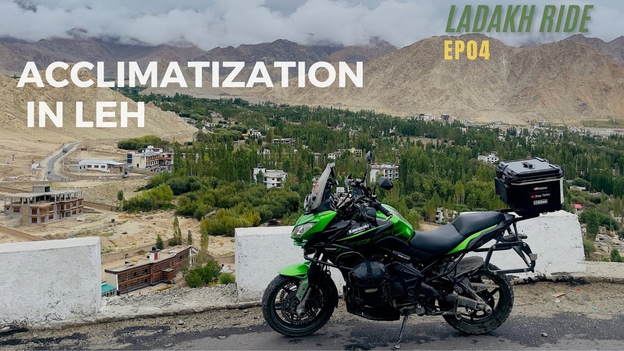 Acclimatization day in Leh | Shanti Stupa | Ladakh Ride 2024 | Ep 04 ...