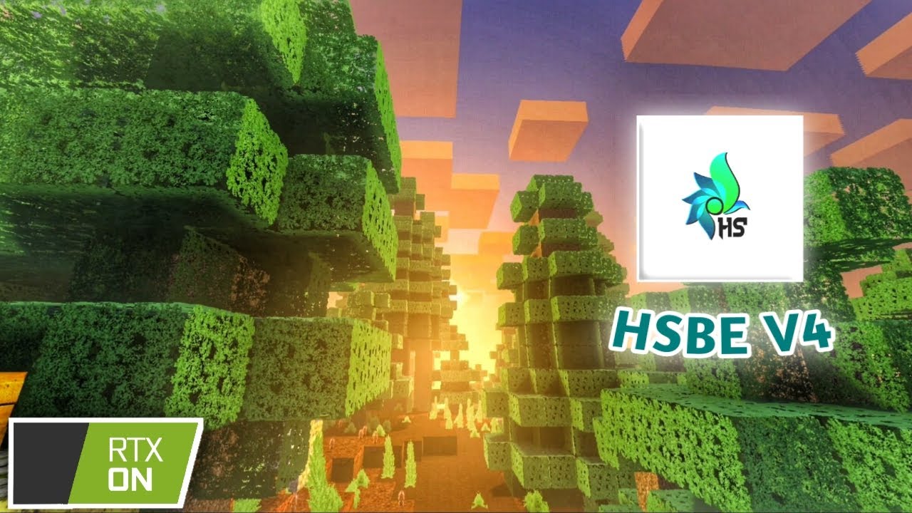 HSBE V4 Shaders And RTX Texture Pack 🔥 - YouTube