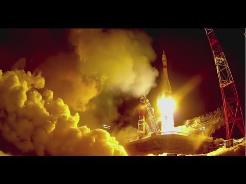 Soyuz Launch to Orbit - Footage From Salyut-7 Movie
