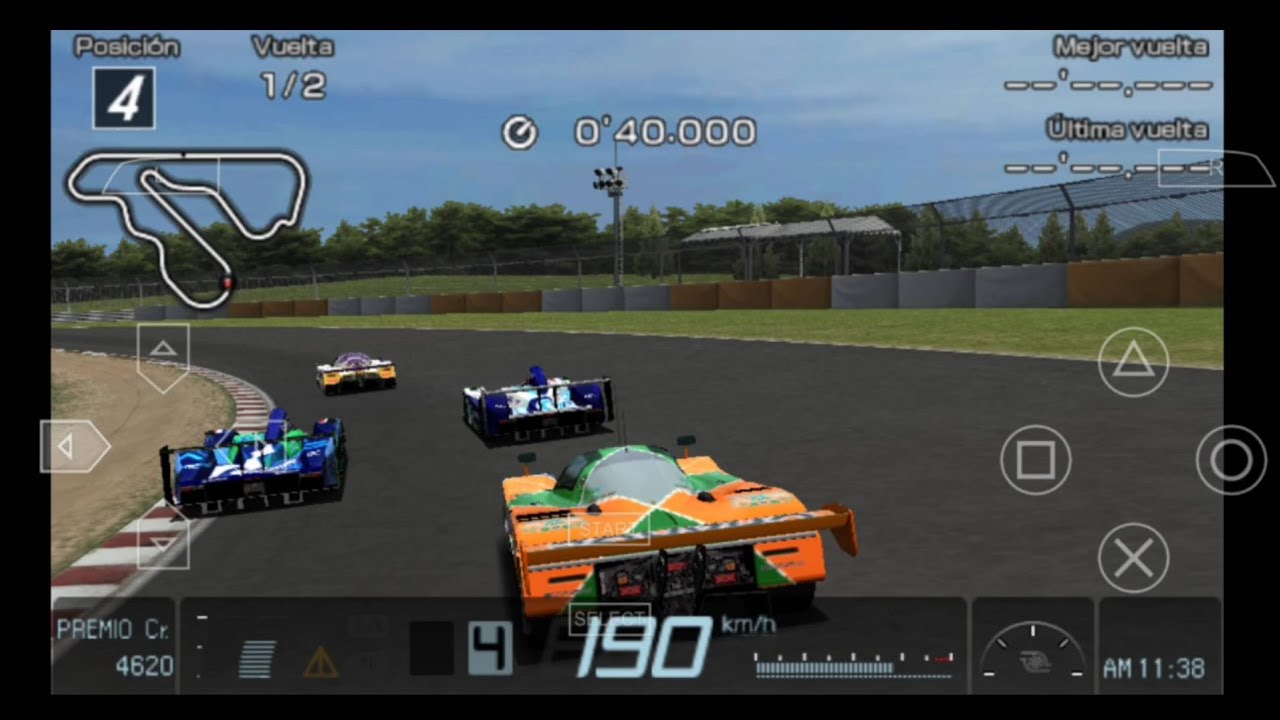 Gran Turismo PSP Gameplay Android (ppsspp) Mazda 787B Race car '91 Moto ...