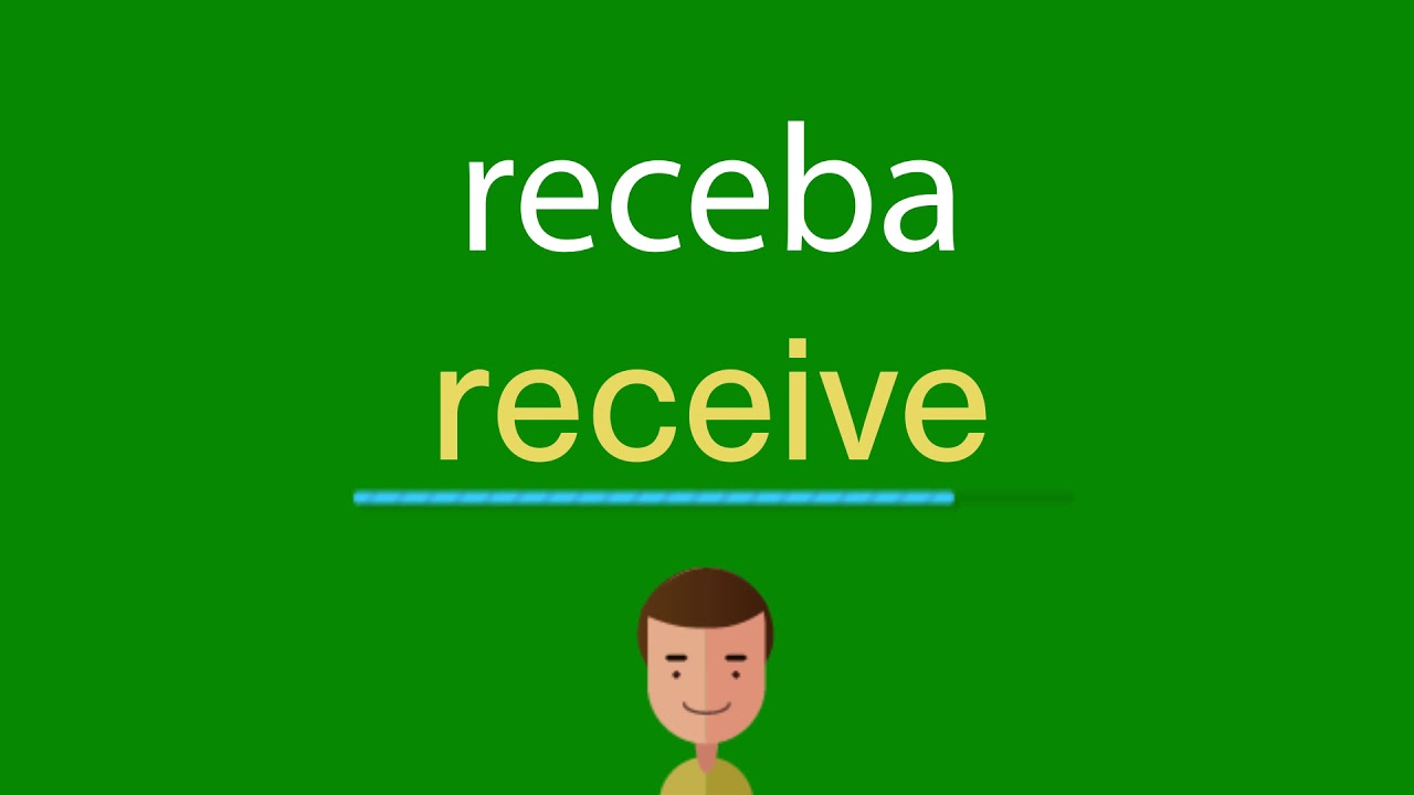 Como dizer receba em inglês - YouTube