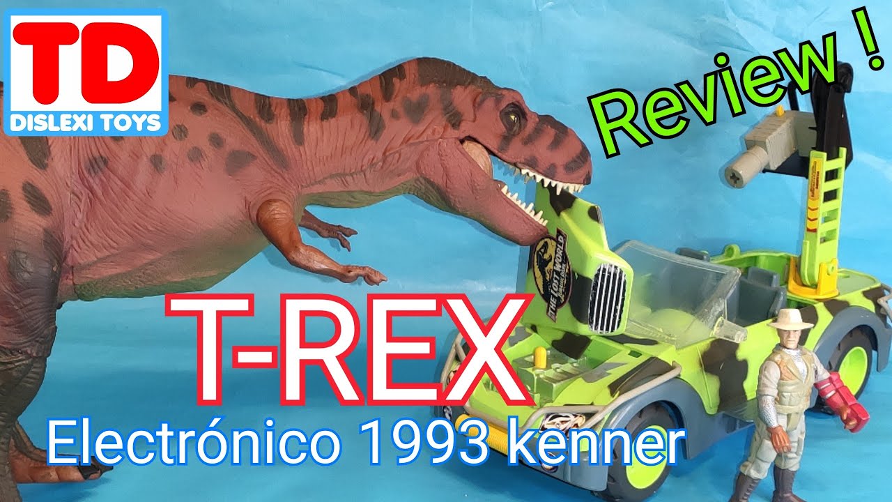 jurassic park tyrannosaurus rex electrónico kenner 1993 review T-REX ...