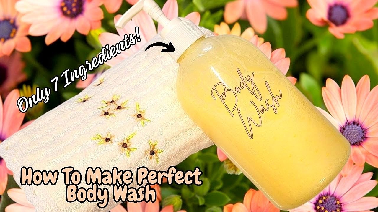 Foaming BODY WASH Recipe With 7 Essential Ingredients - YouTube