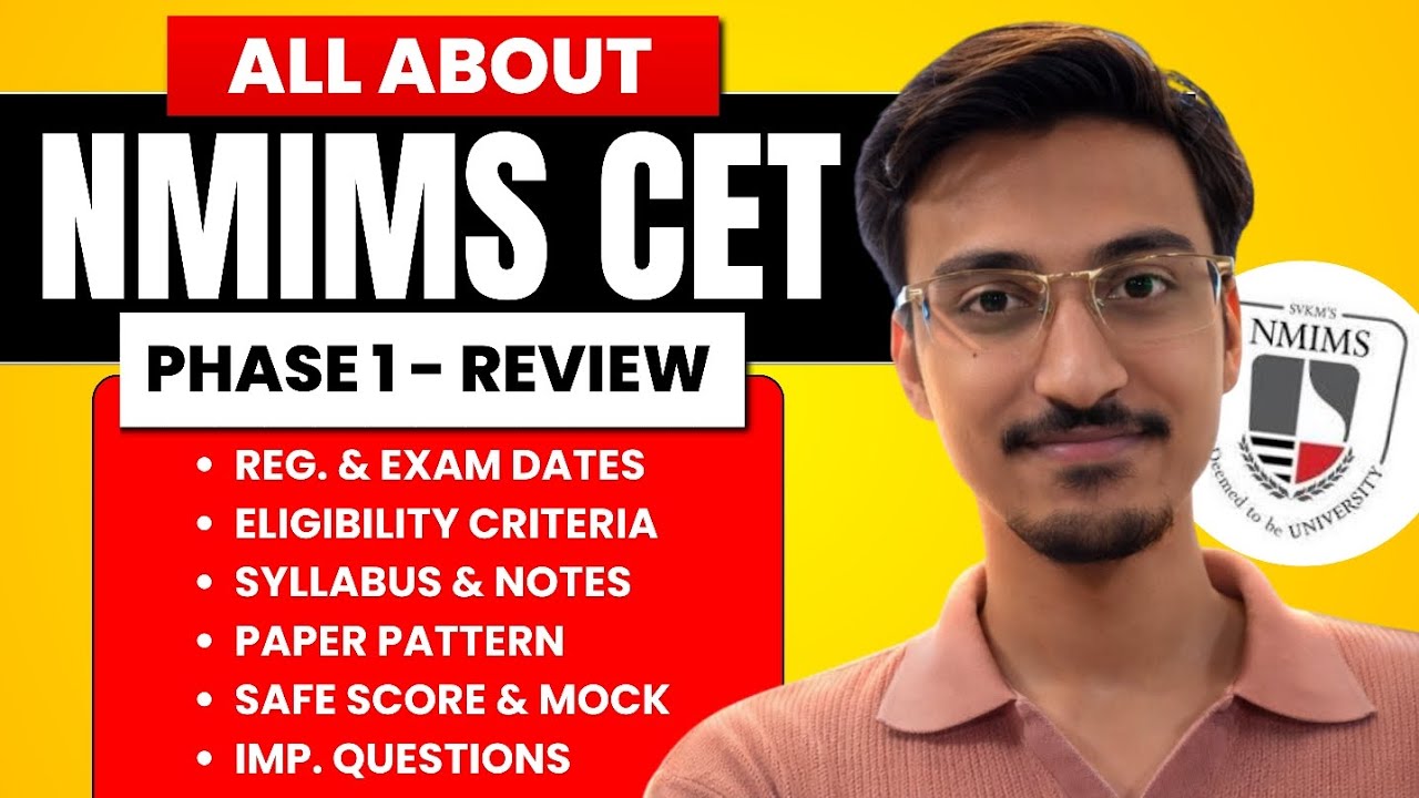 NMIMS CET 2026 PHASE 1 | PAPER REVIEW & SAFE SCORE | STRATEGY AND MOCK ...