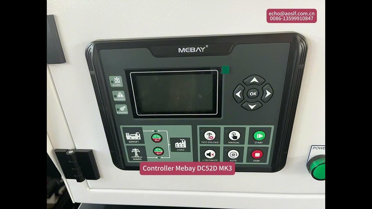 Aosif AC138 100kw Cummins open generator - YouTube